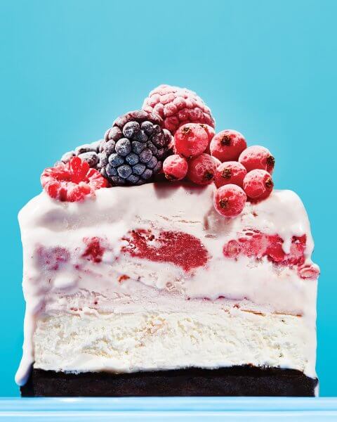 Berrylicious Ice Cream Cake - Elle Gourmet