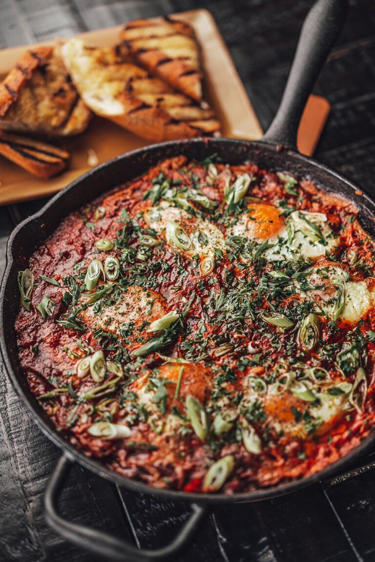 Easy Shakshuka With Chorizo - Elle Gourmet
