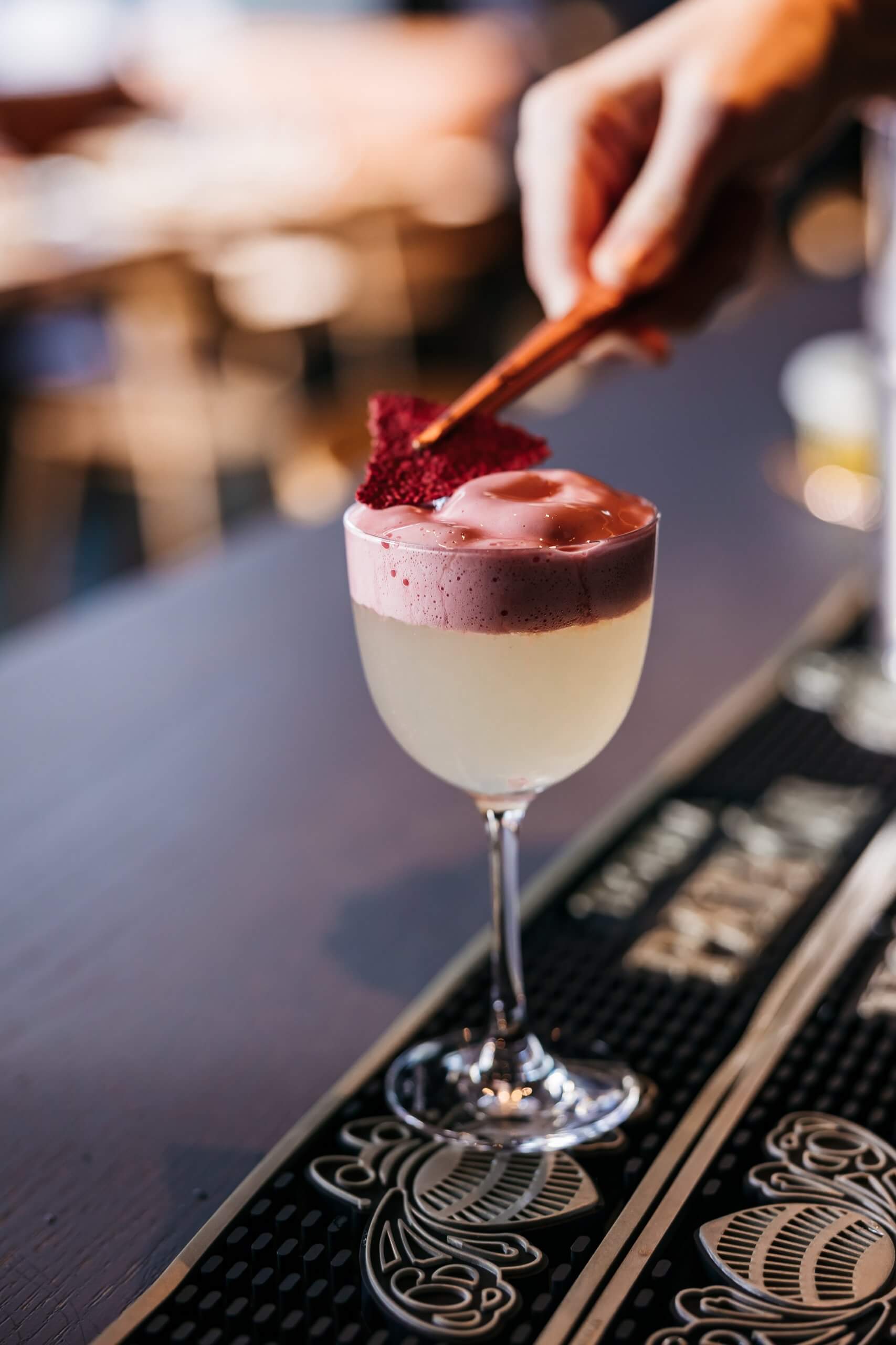 Clover Club Berry Cocktail - Elle Gourmet