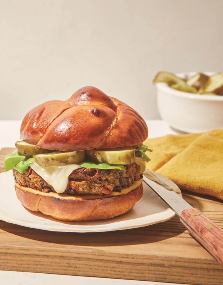 Butternut Squash and Black Bean Burgers - Elle Gourmet