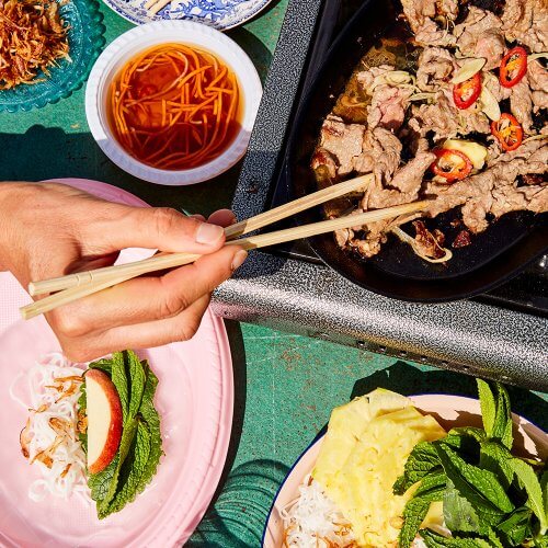 Hot Plate Vietnamese Beef - Elle Gourmet