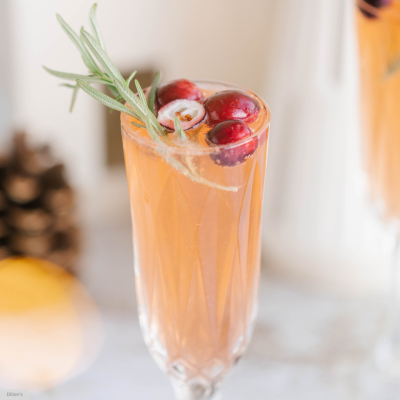 Cranberry French 75 - Elle Gourmet